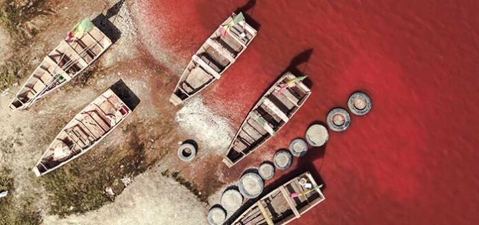 El lago Retba en Senegal | ¿Por qué es de color rosa?